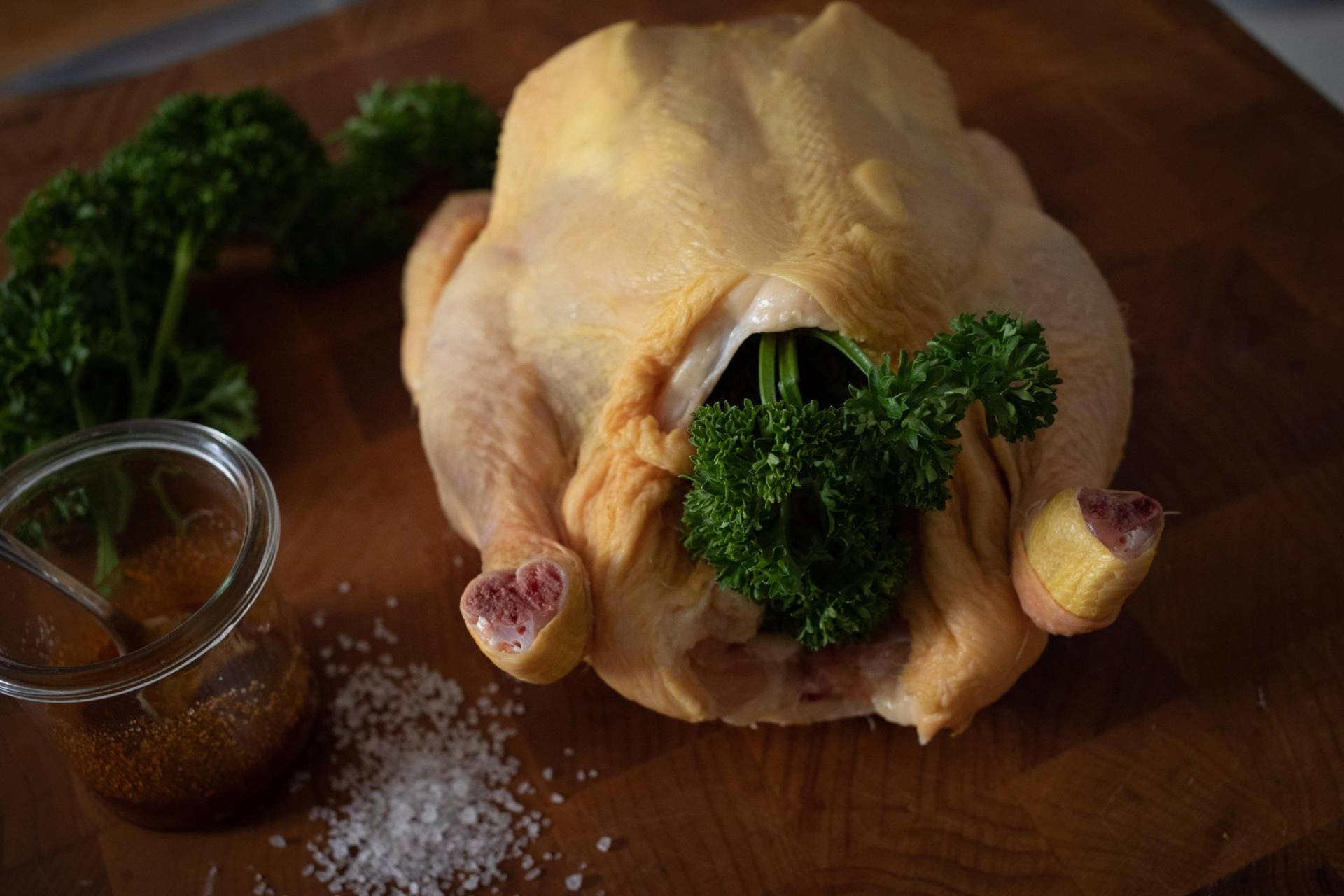 Wiesnhendl mit Kartoffelsalat: Das Rezept