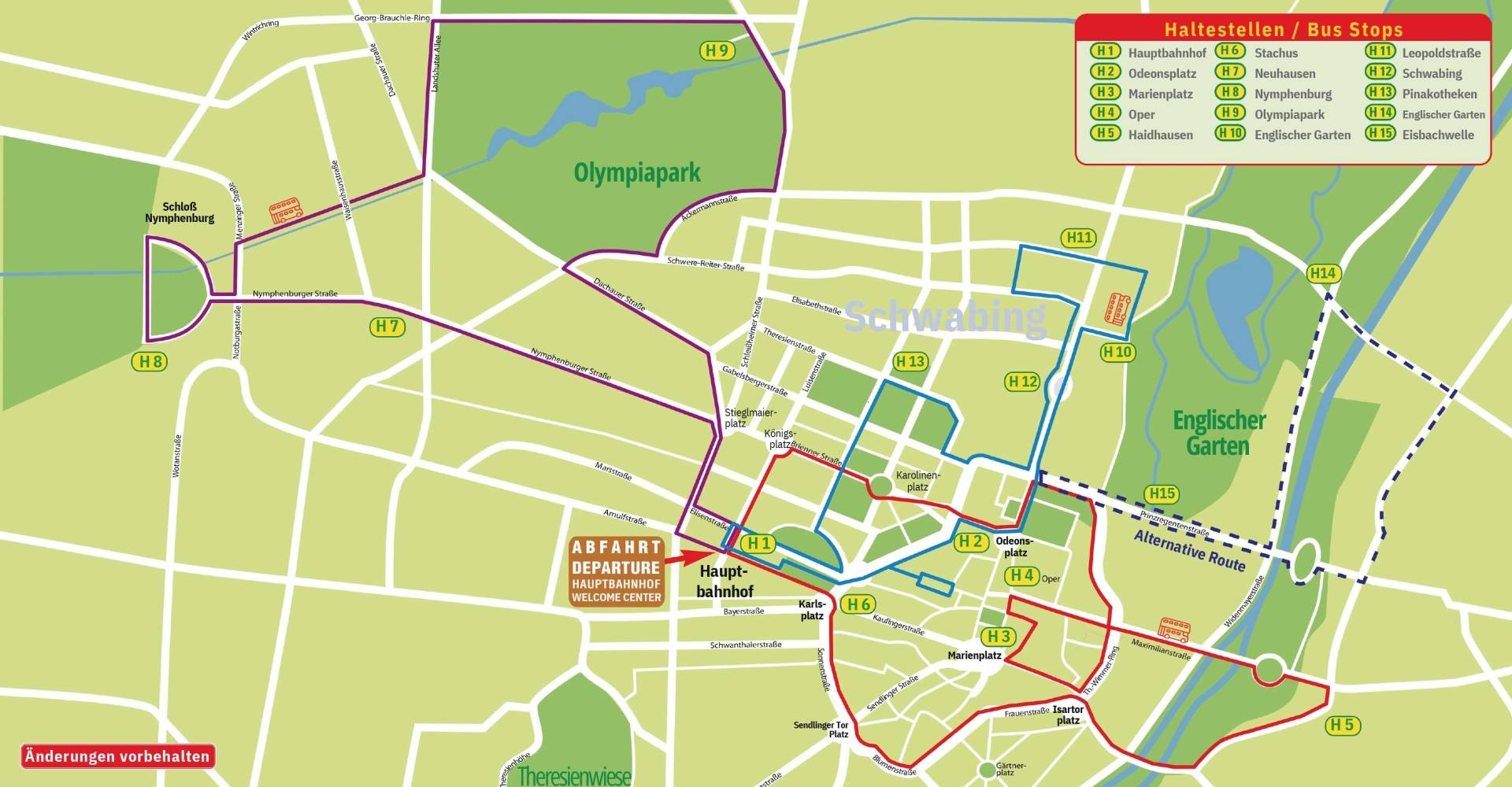 CitySightseeing Stadtrundfahrten | einfach München