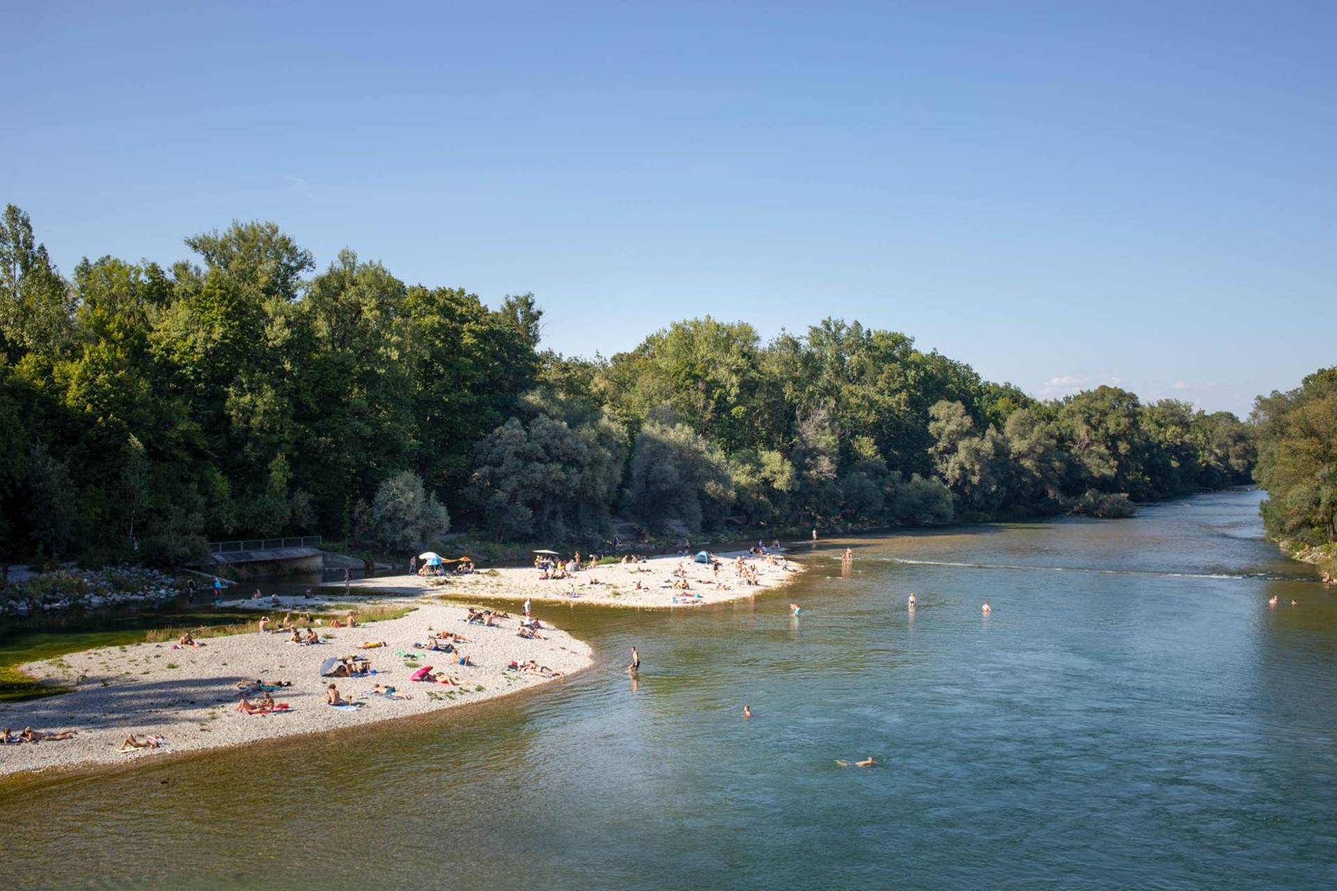 Isar: Secluded swimming spots | simply Munich